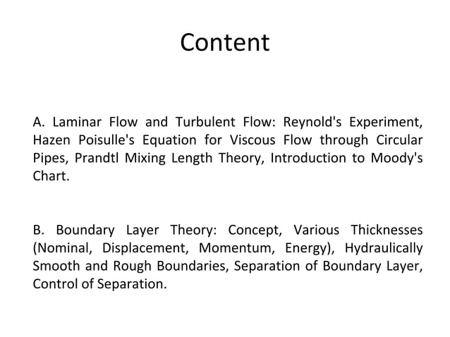 laminar and Turbulent flow | PPTX