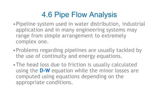 Losses in Pipe | PPTX