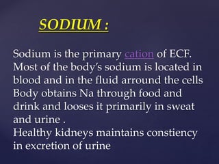 Fluid metabolism | PPT | Free Download