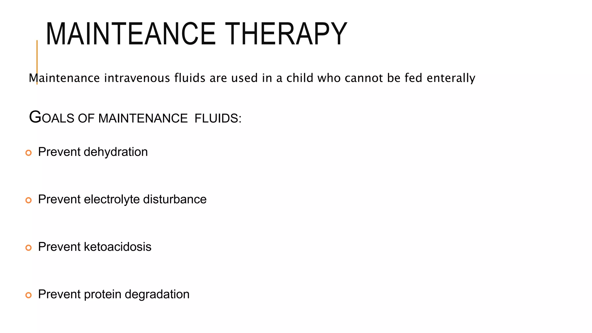 Fluid management in Pediatrics | PPTX