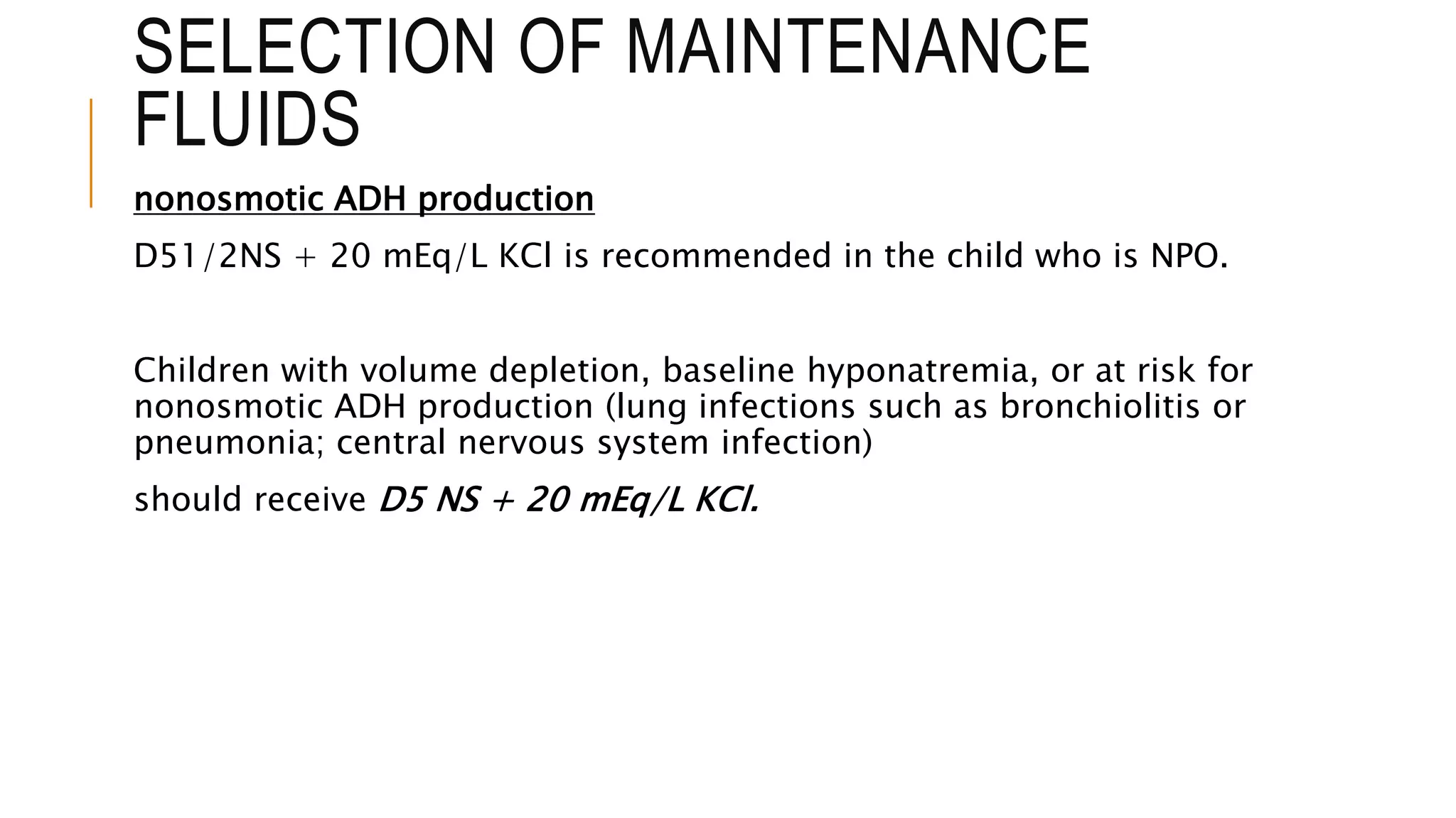 Fluid management in Pediatrics | PPTX