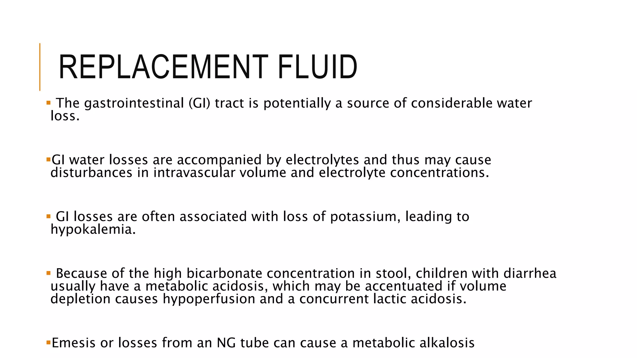 Fluid management in Pediatrics | PPTX