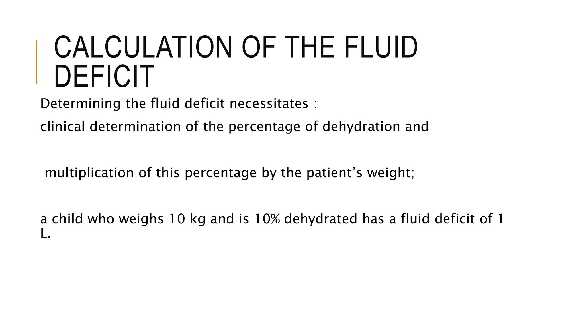 Fluid management in Pediatrics | PPTX