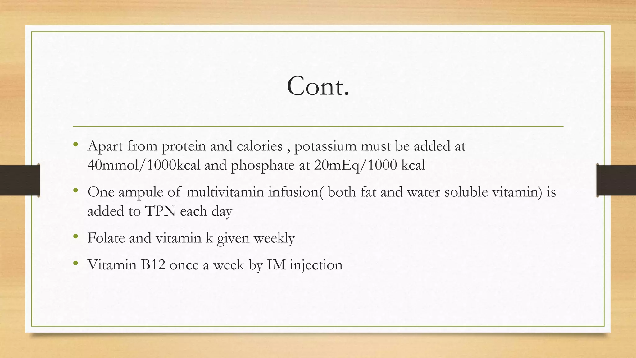 Fluid & Nutrition in Surgery Wards | PPT