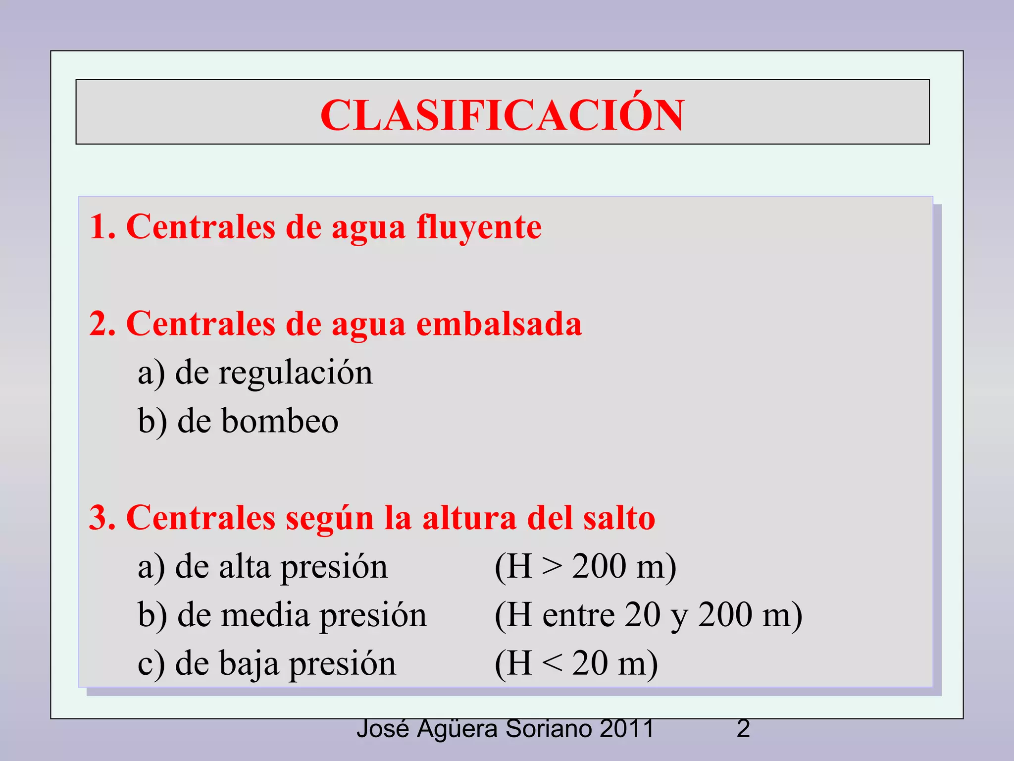 Fluidos 13. turbinas hidraulicas | PPT