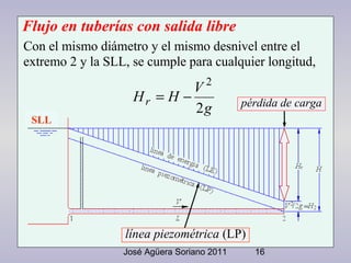 Mecanica de Fluidos, ecuaciones fundamentales de un flujo | PPT