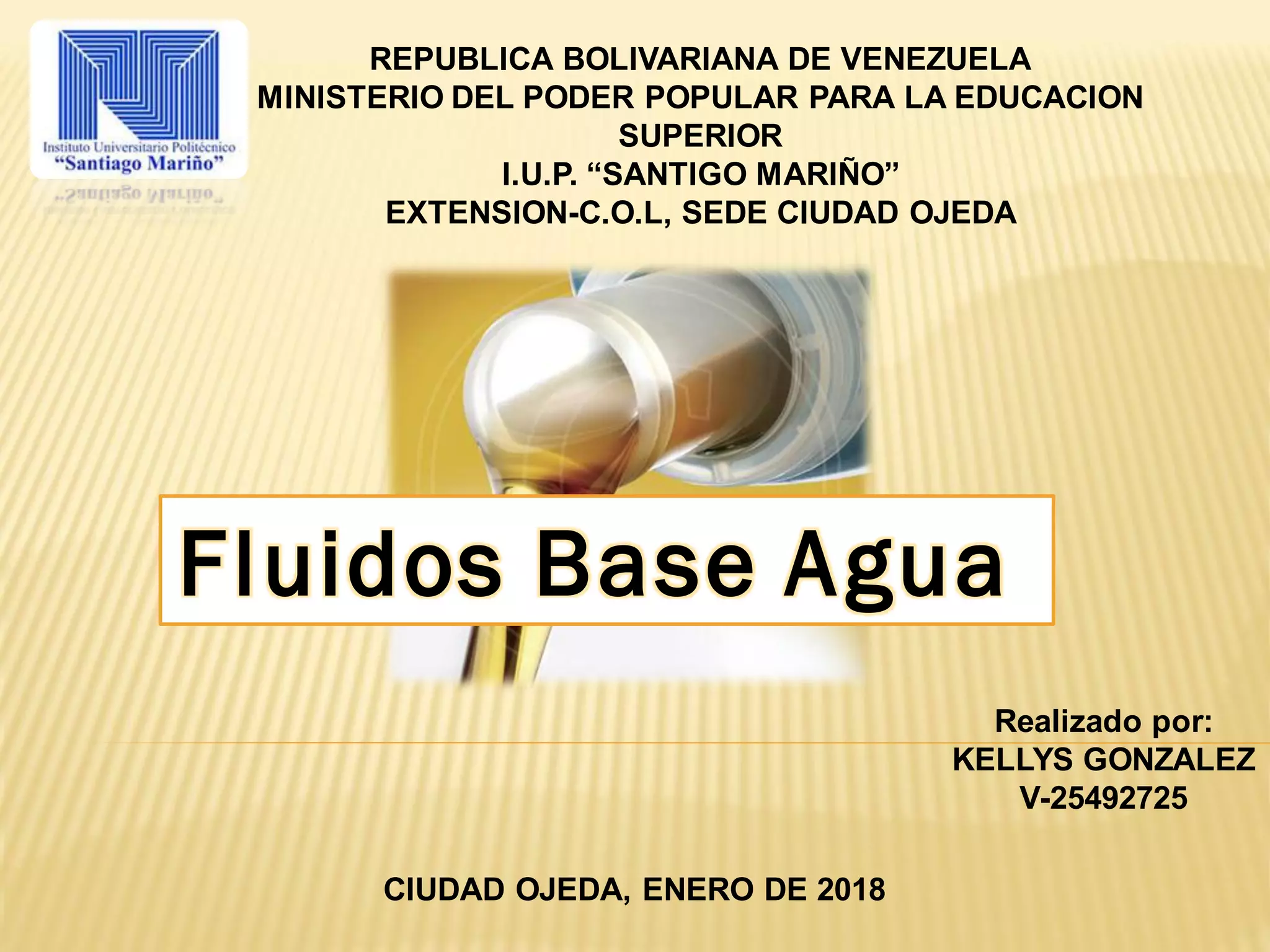 Fluidos base agua | PDF