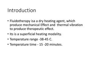 Fluidotherapy | PPTX