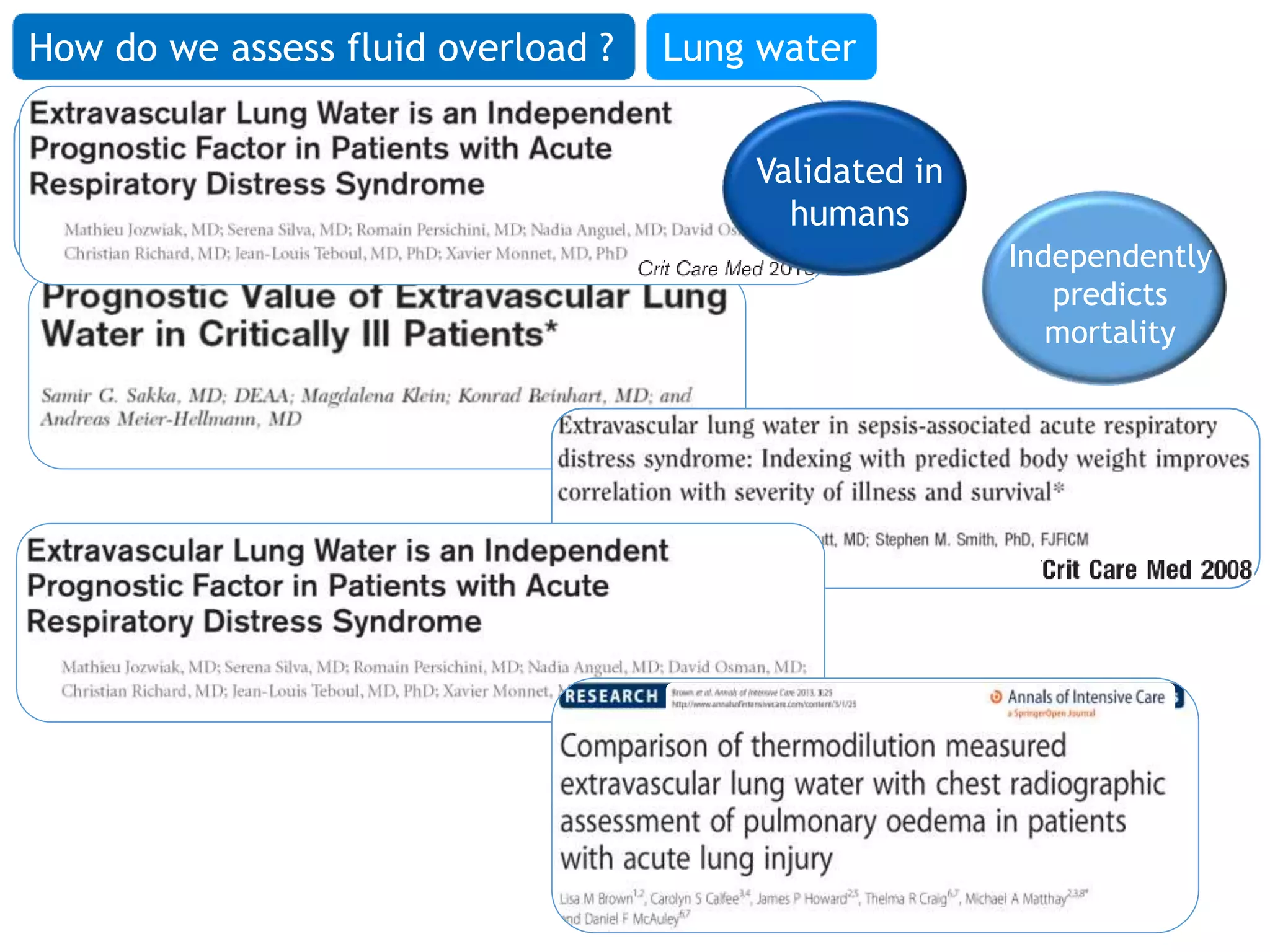 Assessment of fluid overload | PPTX