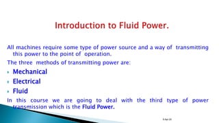 Fluid power | PPT