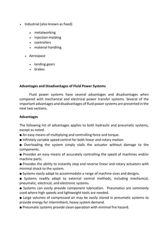 Fluid power automation unit 1 introduction | PDF