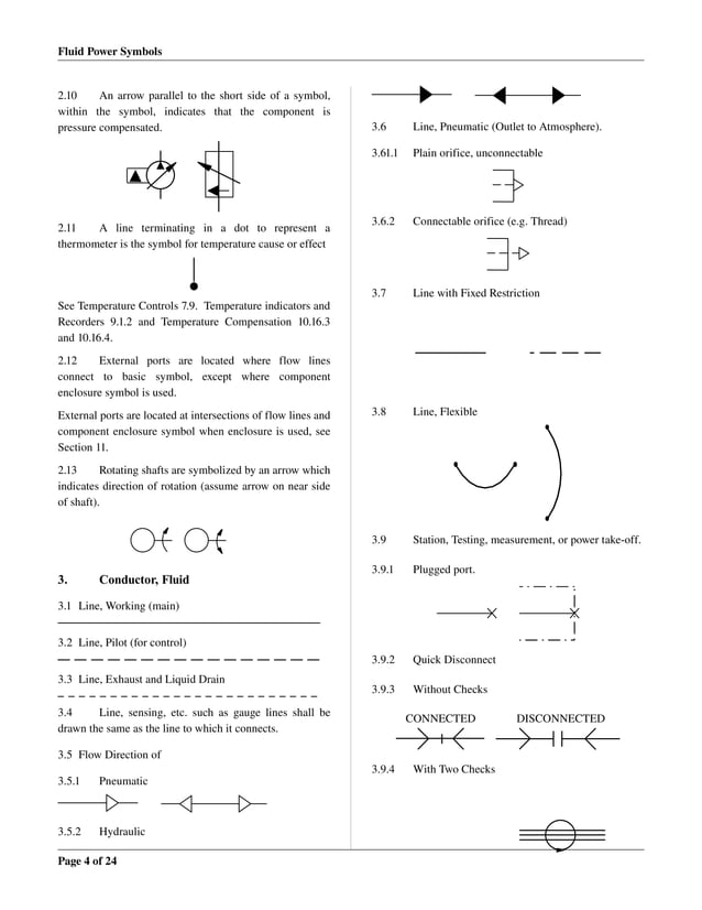 Fluid power graphic symbols | PDF