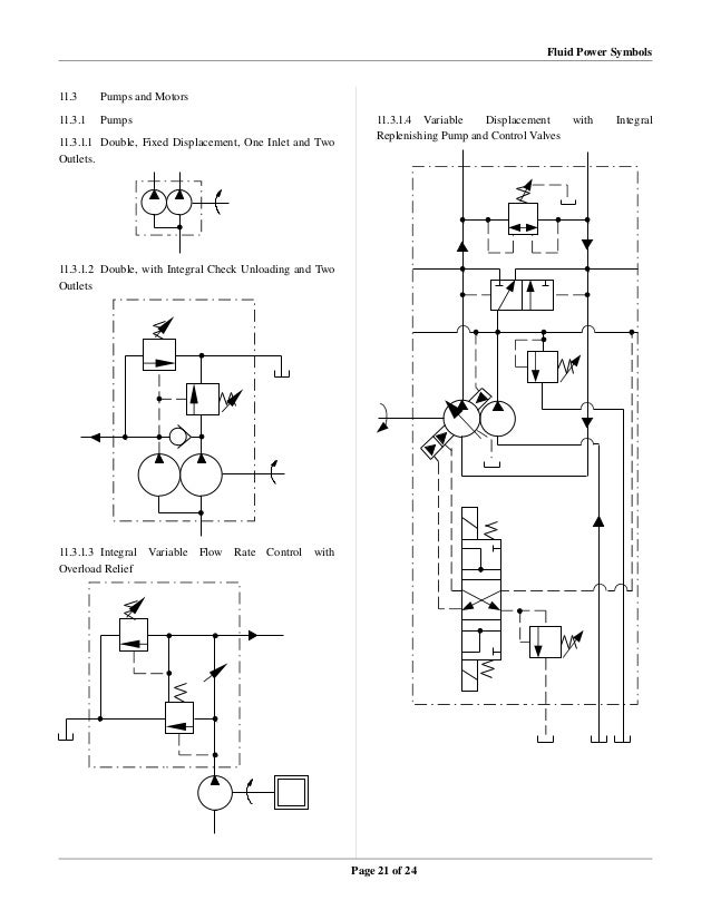 Fluid power graphic symbols