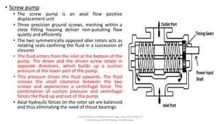Fluid power principles and hydraulic pumps | PPTX