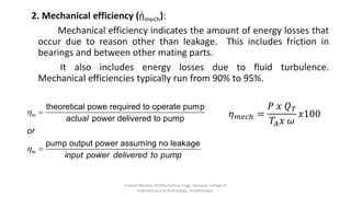 Fluid power principles and hydraulic pumps | PPTX