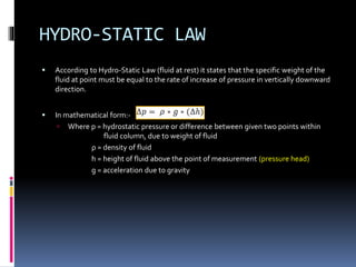 Fluid pressure | PPTX