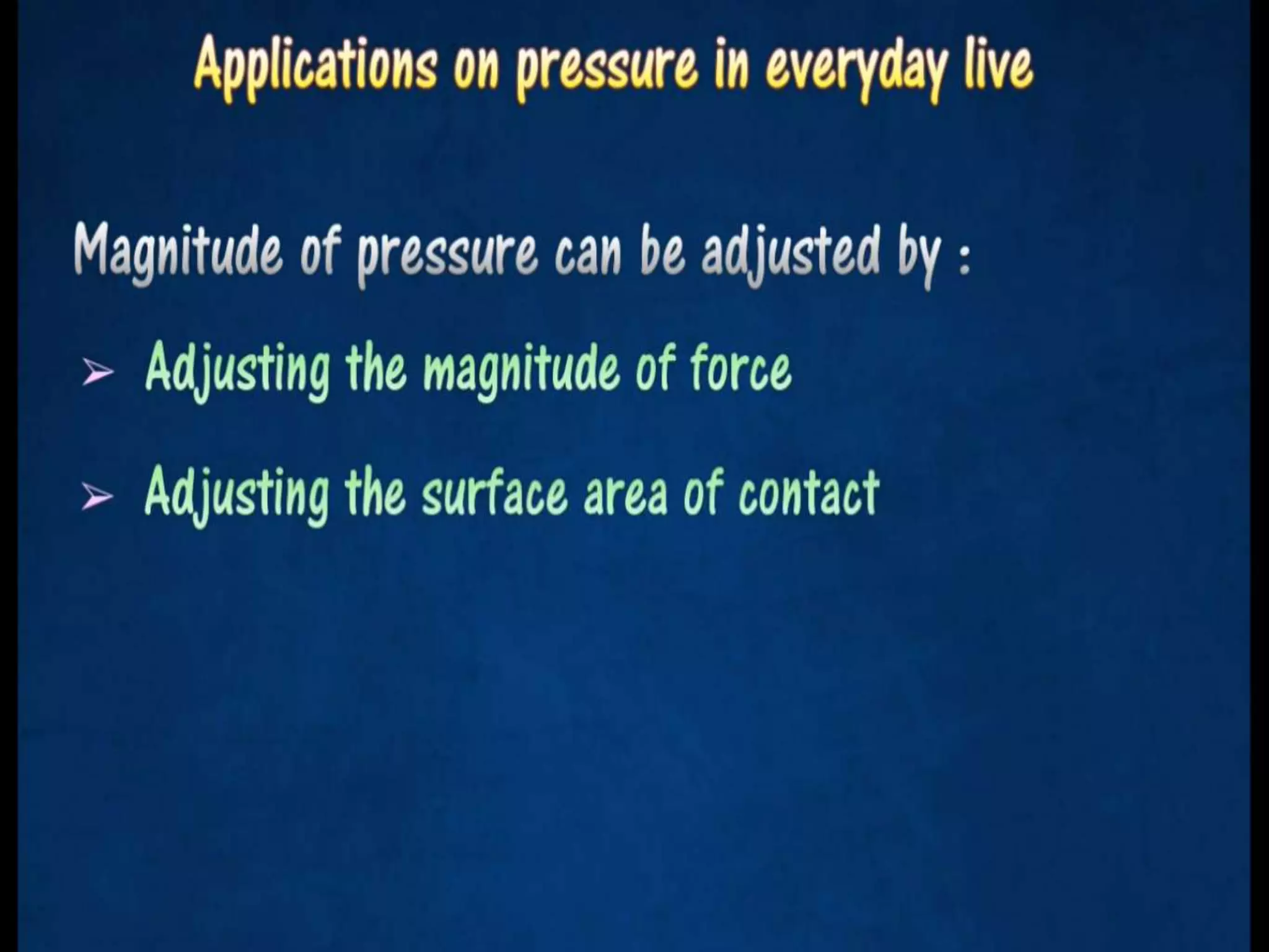 power point presentation on Pressure in Fluids for ICSE Class IX | PPTX