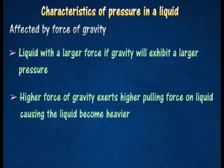power point presentation on Pressure in Fluids for ICSE Class IX | PPTX