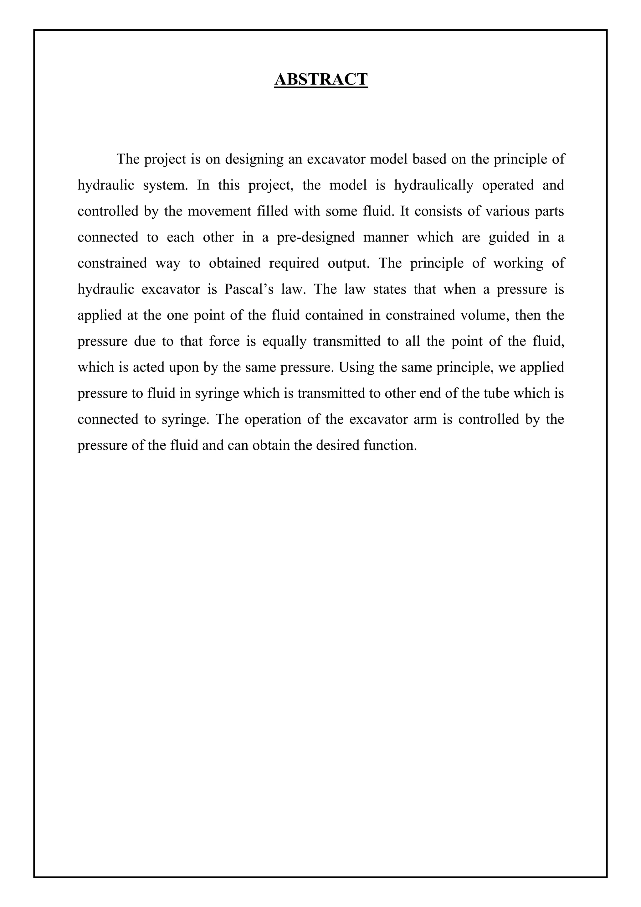 FLUID MECHANICS PROJECT | PDF