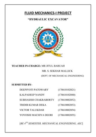 FLUID MECHANICS PROJECT | PDF