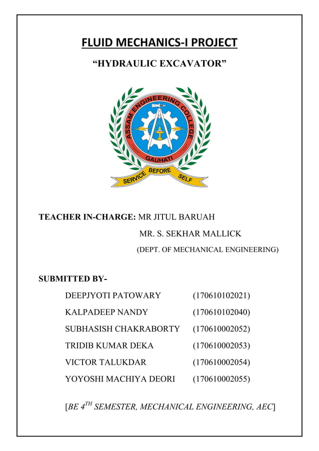 FLUID MECHANICS PROJECT | PDF | Physics | Science
