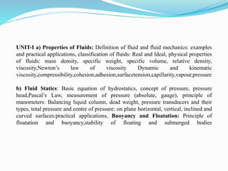 Fluid properies | PPTX