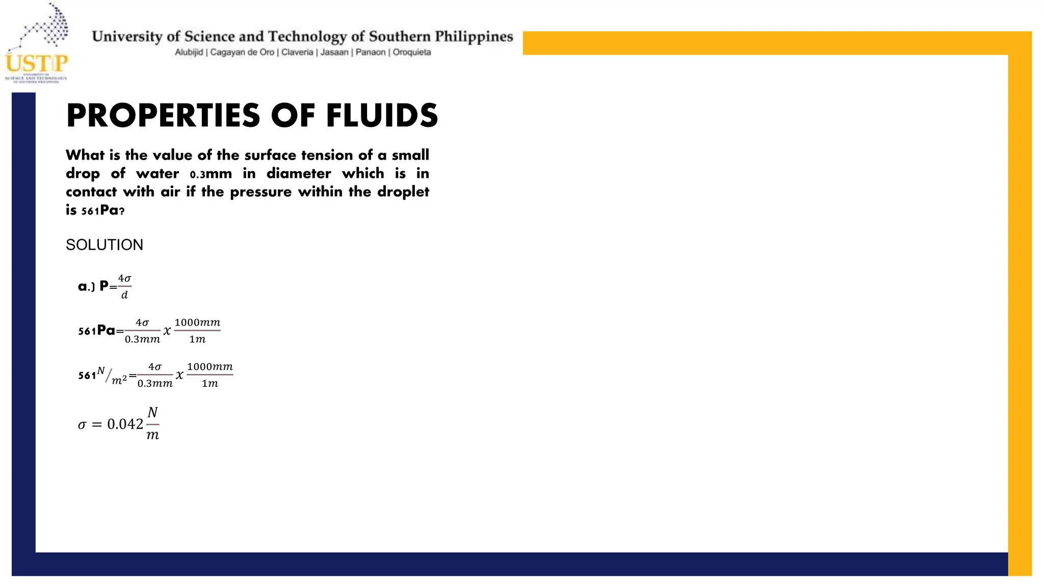 Hydraulics Lesson 1 The Fluid Properties | PPTX