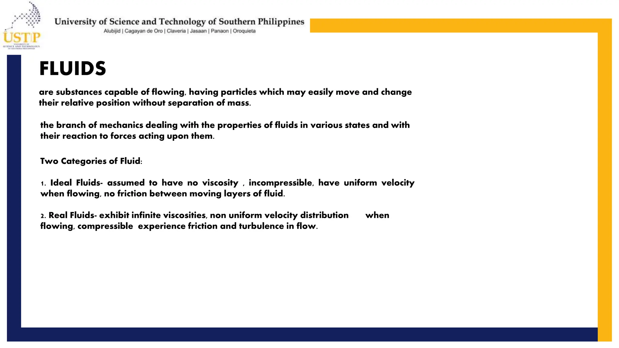 Hydraulics Lesson 1 The Fluid Properties | PPTX