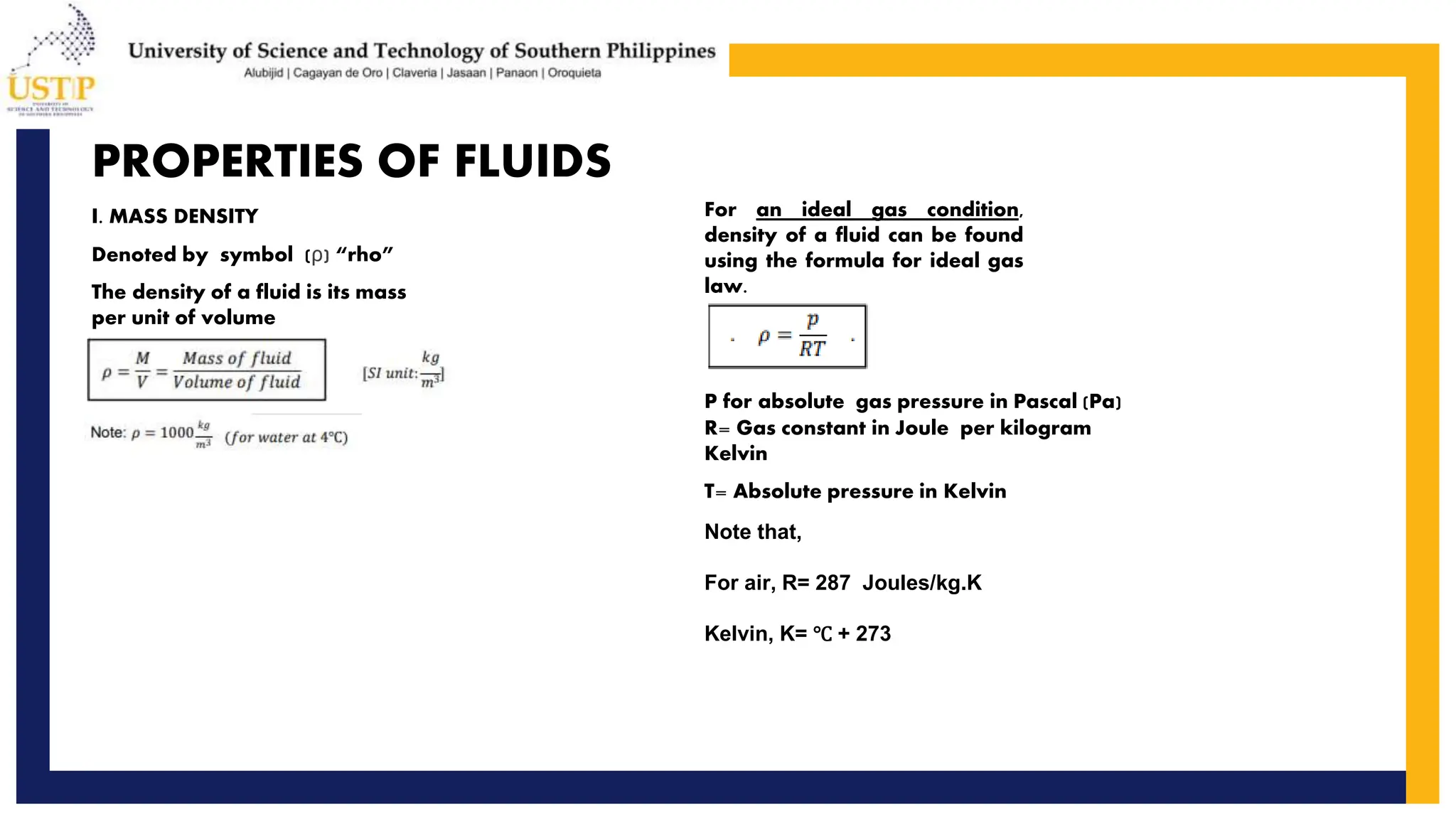 Hydraulics Lesson 1 The Fluid Properties | PPTX