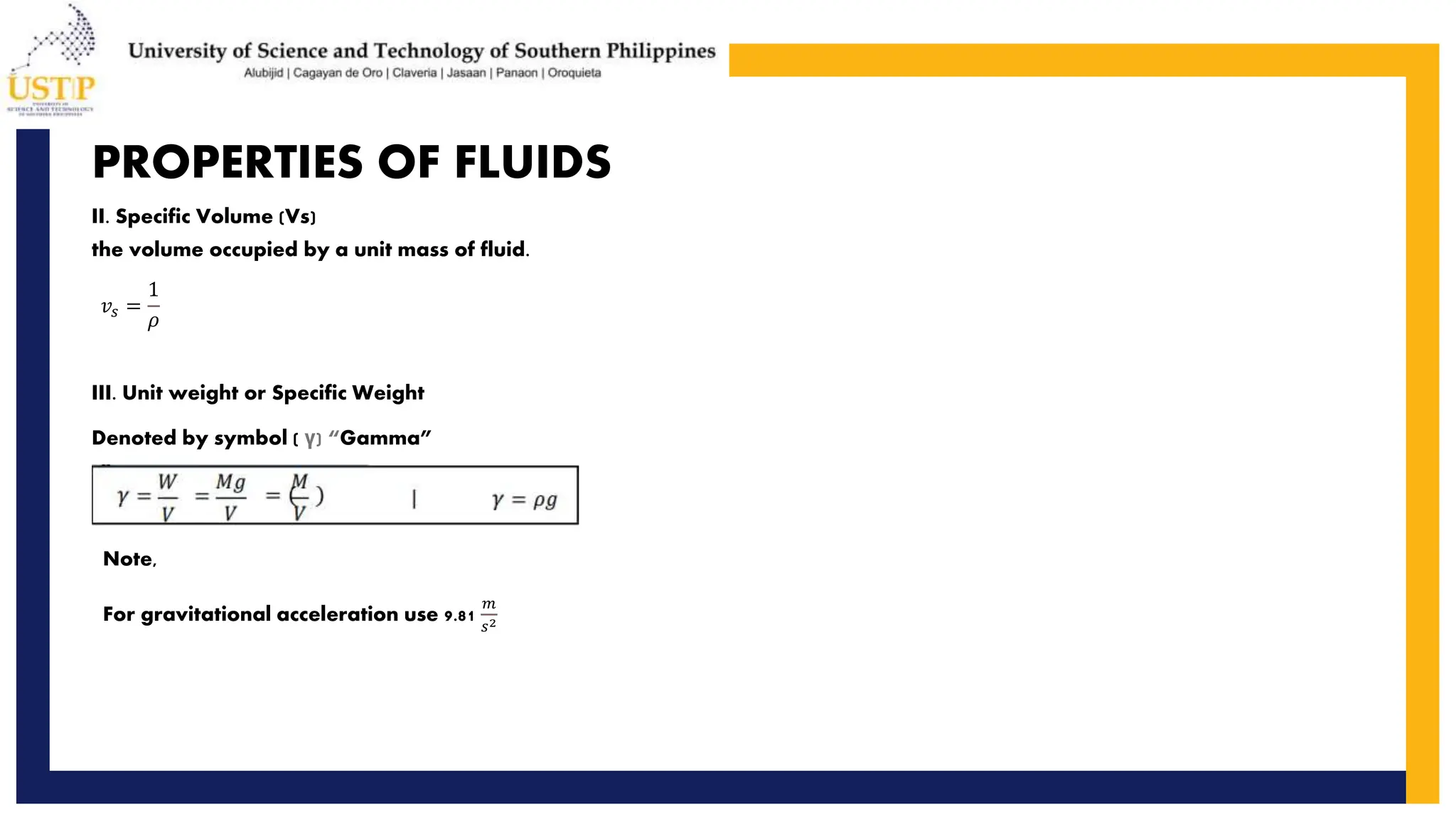 Hydraulics Lesson 1 The Fluid Properties | PPTX