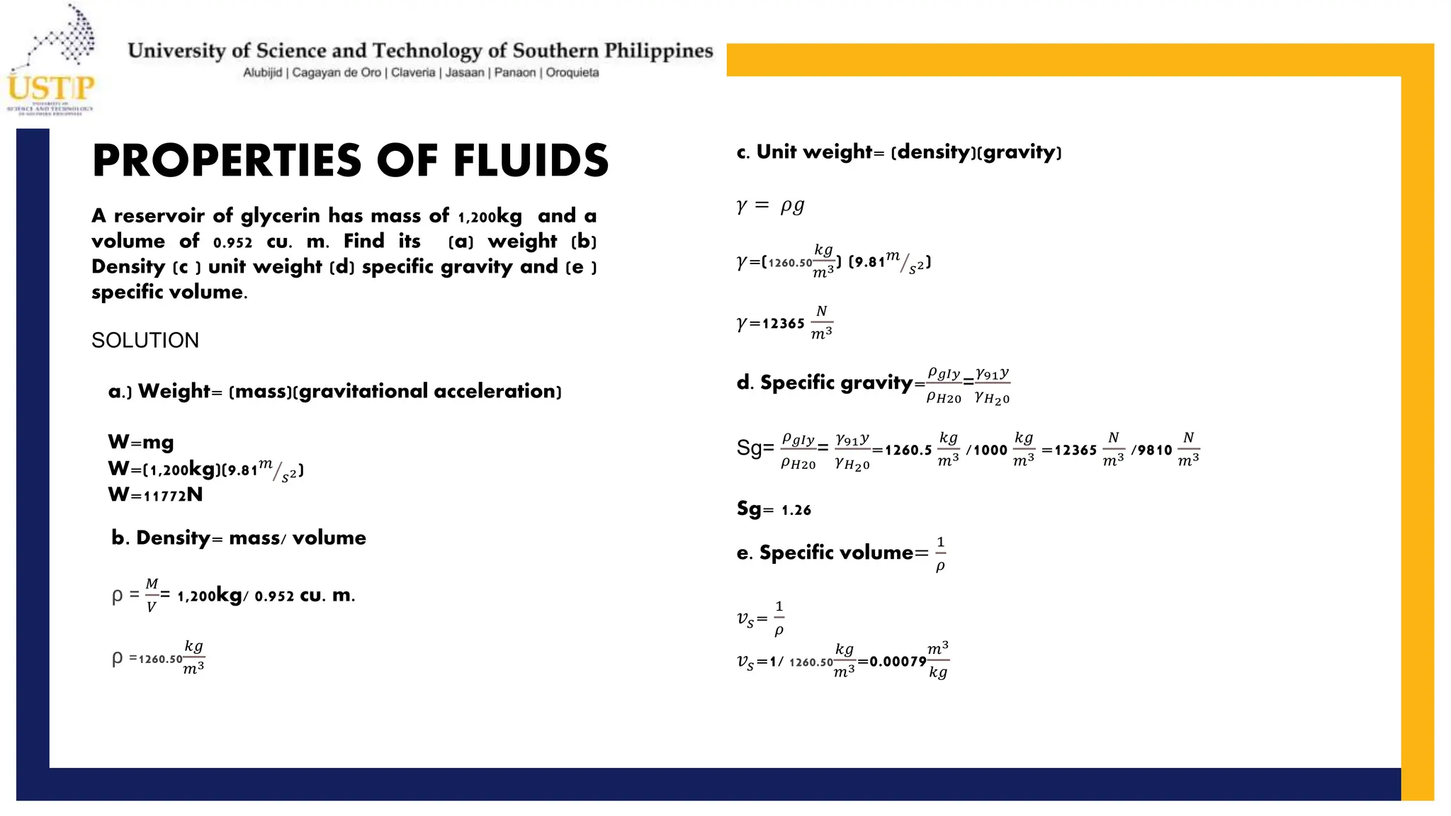 Hydraulics Lesson 1 The Fluid Properties | PPTX