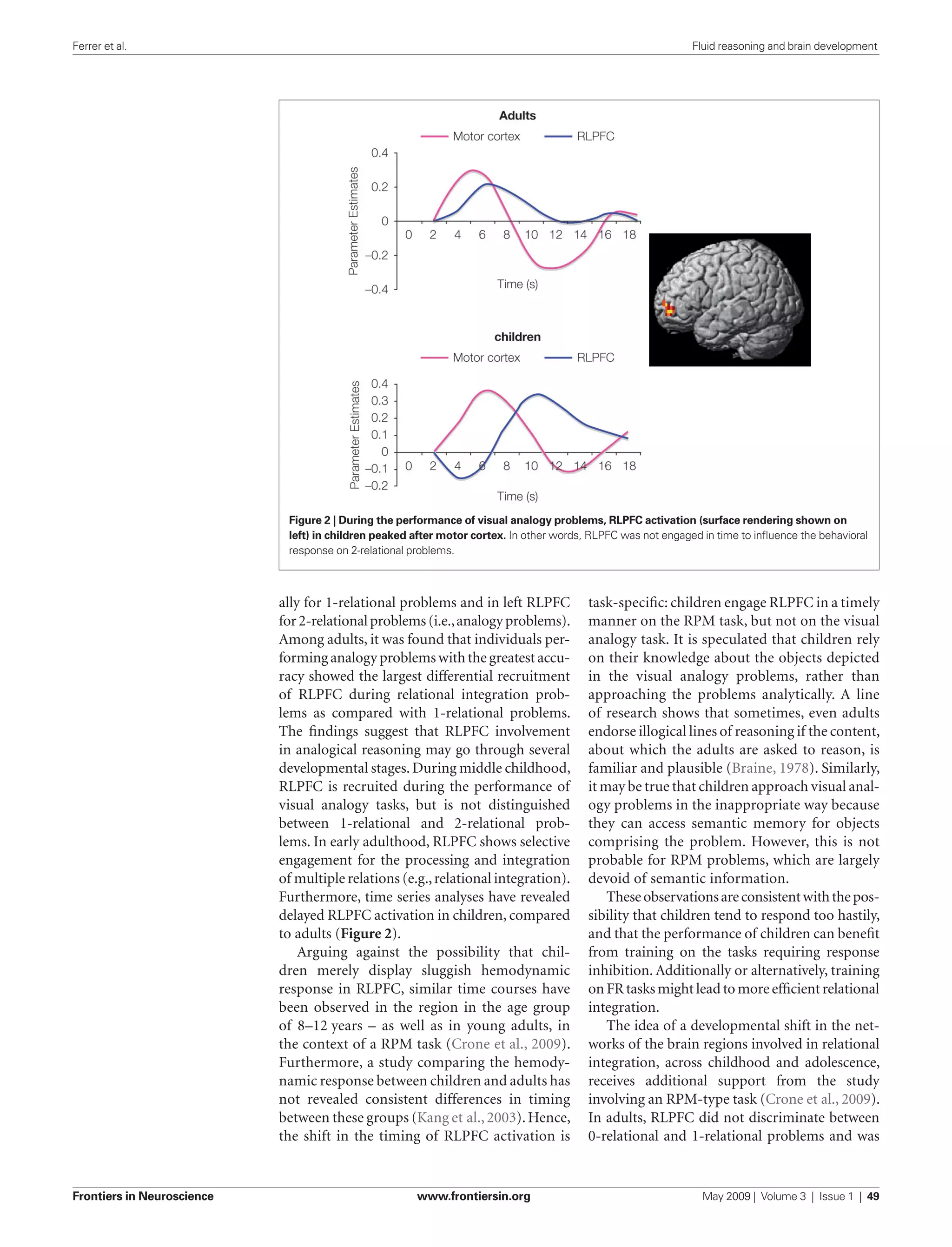 Fluid reasoning and the developing brain | PDF