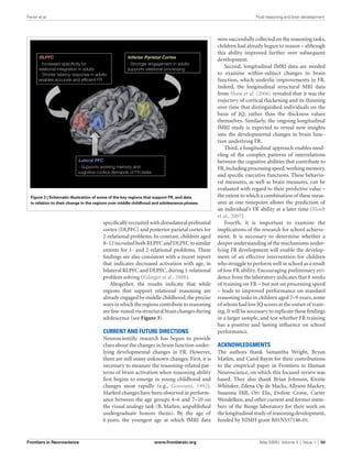 Fluid reasoning and the developing brain | PDF