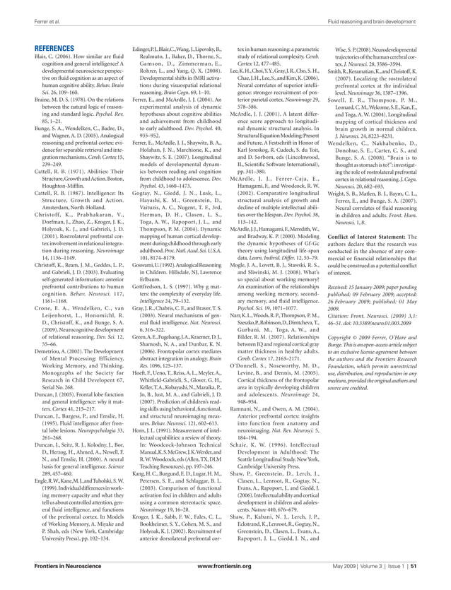 Fluid reasoning and the developing brain | PDF