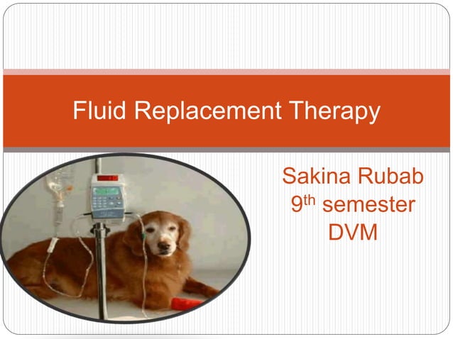 Fluid replacement therapy | PPTX | Heart and Cardiovascular Diseases ...