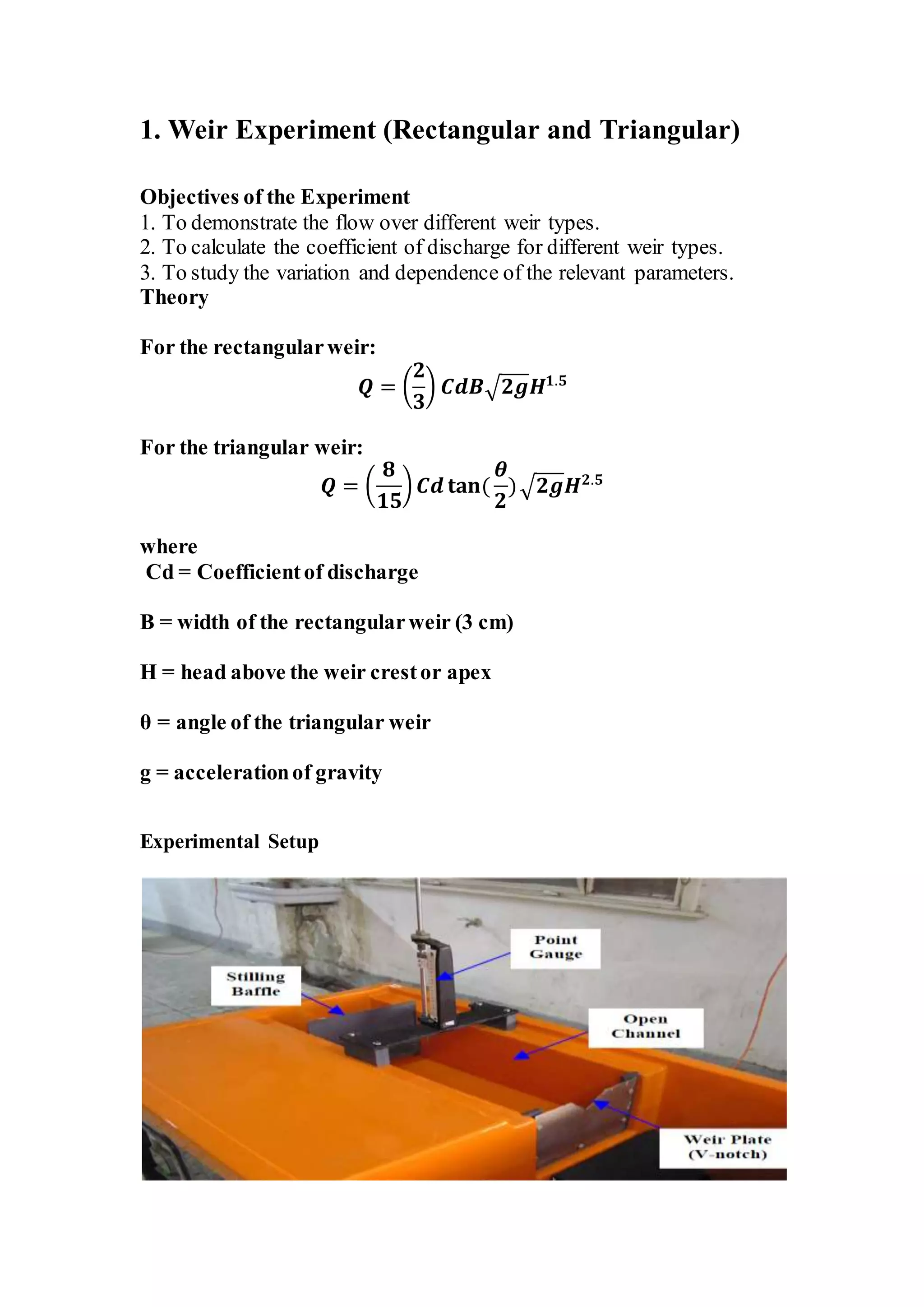 Fluid Mechanics report | DOCX