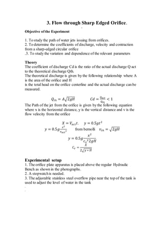 Fluid Mechanics report | DOCX