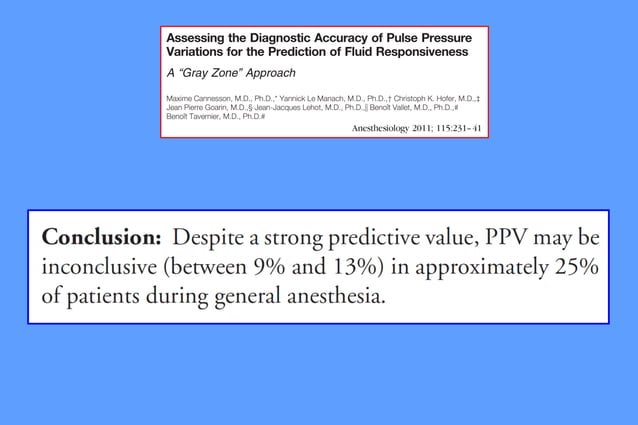 Fluid responsiveness in pratice | PPT | Heart and Cardiovascular ...