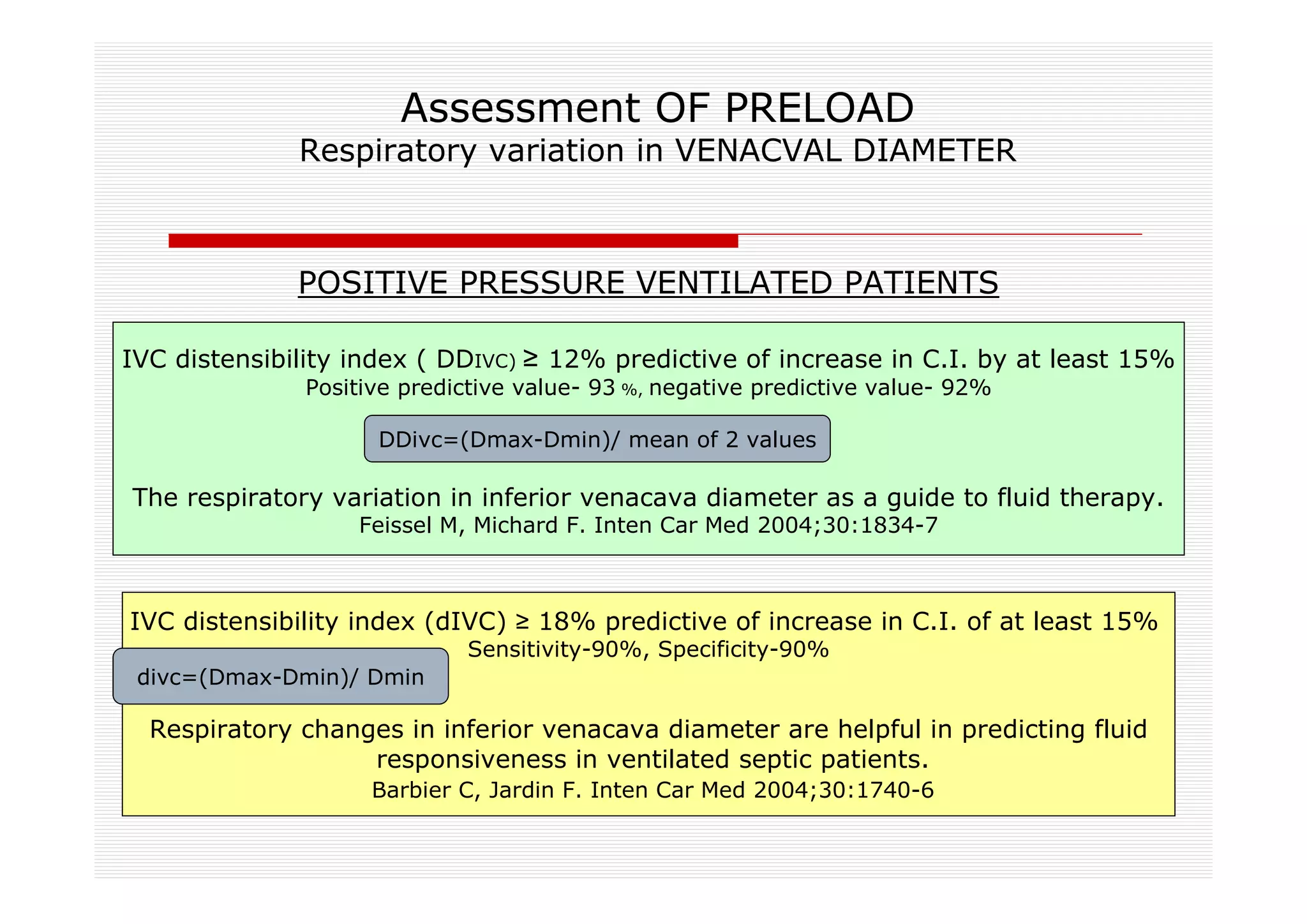 Fluid responsiveness in critically ill patients | PDF