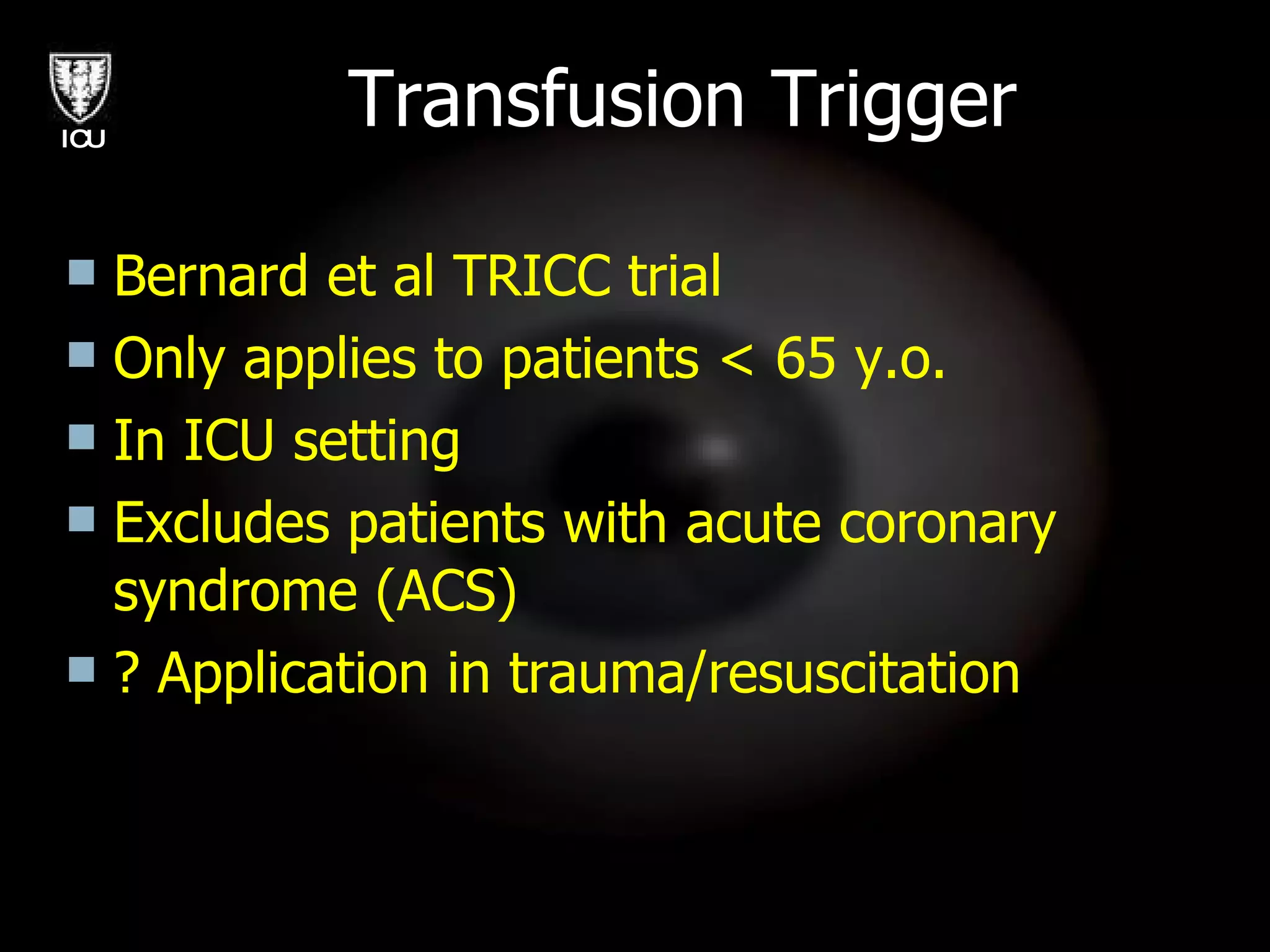 Fluid Resuscitation And Massive Transfusion | PPT