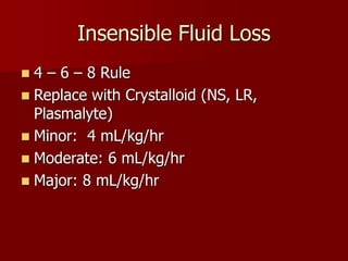 Fluid resuscitation and shock management | PPTX
