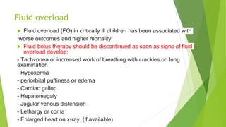 Fluid resuscitation and vasoactive medication in critically ill children.pptx