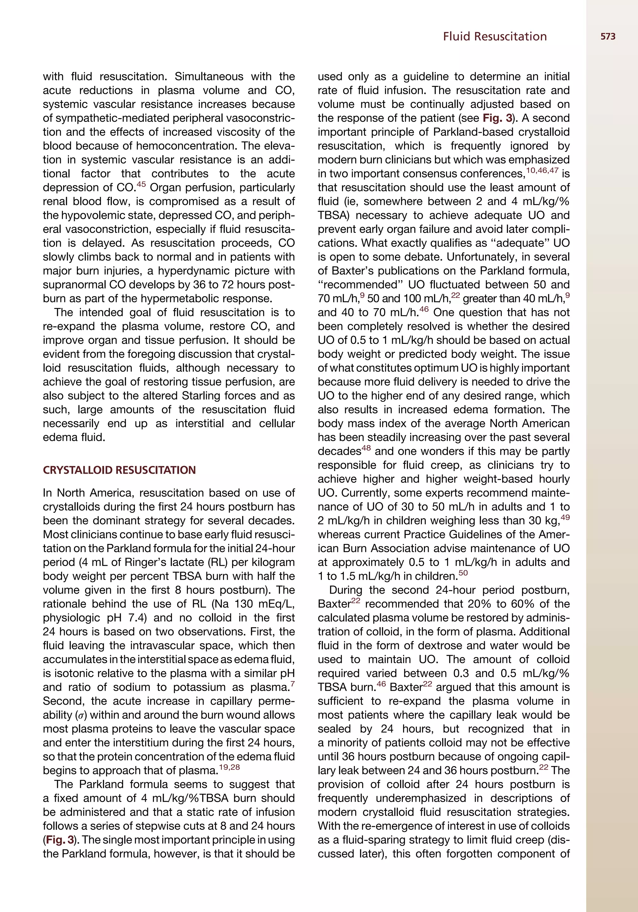 Fluid resuscitation burns 2009 | PDF