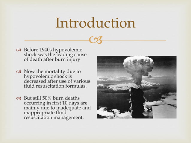 Fluid resuscitation in burn - HARSH AMIN (plastic & cosmetic surgeon ...