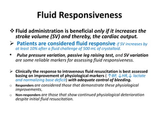 Fluid resuscitation in trauma | PPTX