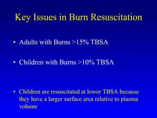 Burn Fluid Resuscitation Key Issuespptx.pptx