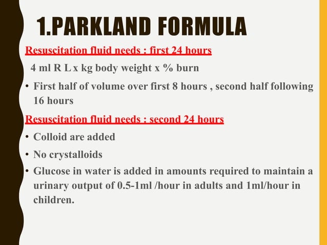 Fluid resusitation.pptx | First Aid | Injuries