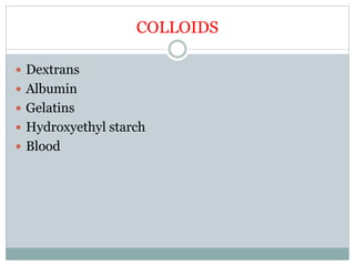 Fluids | PPTX | Blood Disorders | Diseases and Conditions