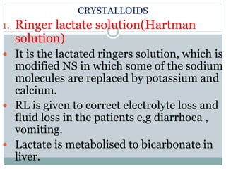 Fluids | PPTX | Blood Disorders | Diseases and Conditions