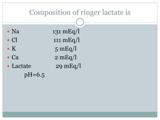 Fluids | PPTX | Blood Disorders | Diseases and Conditions